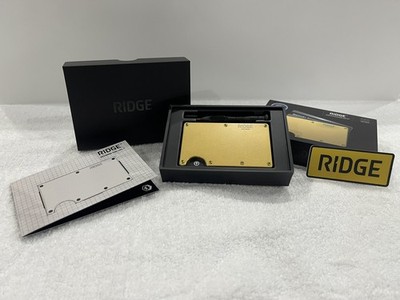 Ridge 2.0 24K Gold Wallet - Limited Edition! 100% Authentic! - New | eBay