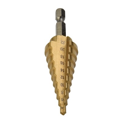 Step drill bit 1pc Chamfering Deburring Hex High Speed Steel Hole ...