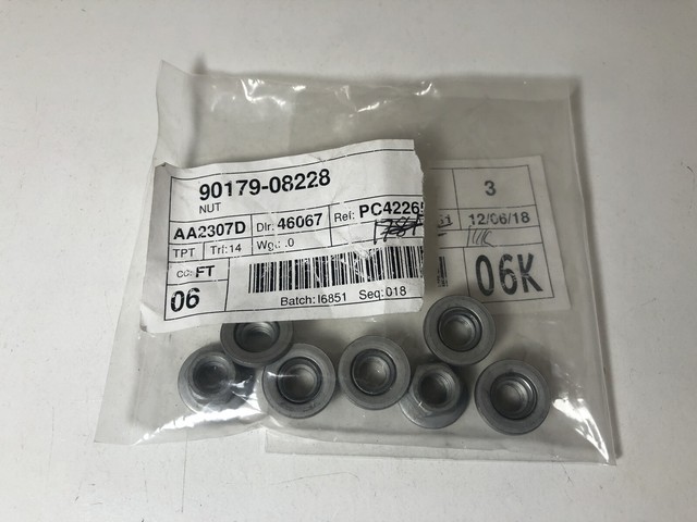 Toyota OEM Nut 90179 08228 for sale online | eBay