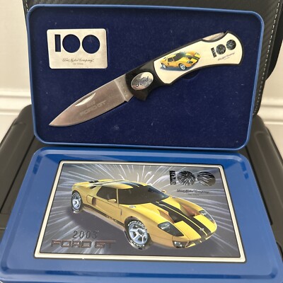 Ford 100th Anniversary Ford GT Collector Knife With Tin Case | eBay