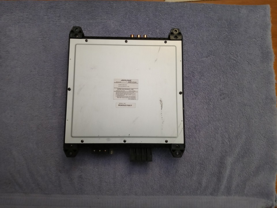 Alpine MRP-F240 40-Watts RMSx4 4-channel Car Audio Subwoofer Amplifier ...