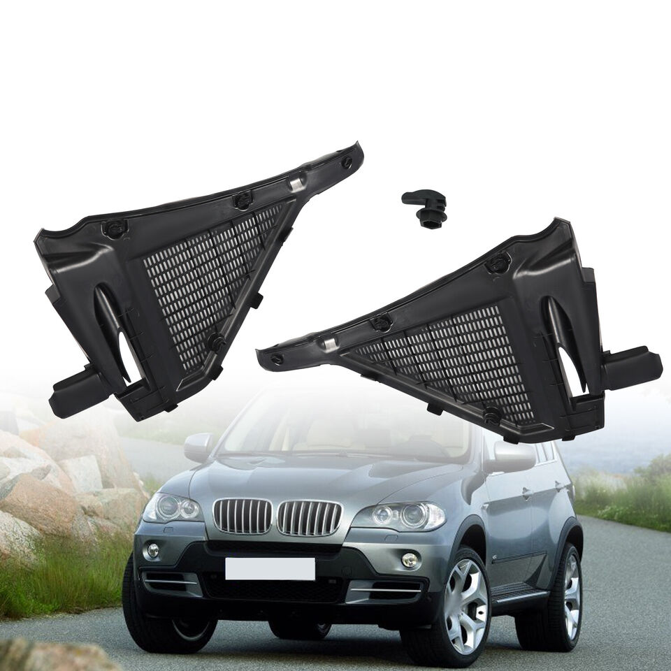 RH&LH Cabin Air Filter Microfilter Housing Fits For BMW X5 X6 E70 E71 ...