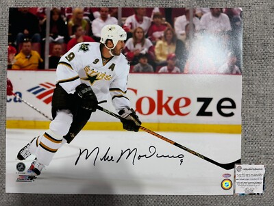 MIKE MODANO Signed Autograph 16x20 Photo - Schwartz COA - Dallas stars ...