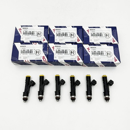 6Pcs 0280158829 High Impedance Fuel Injector Fits For Civic Acura ...