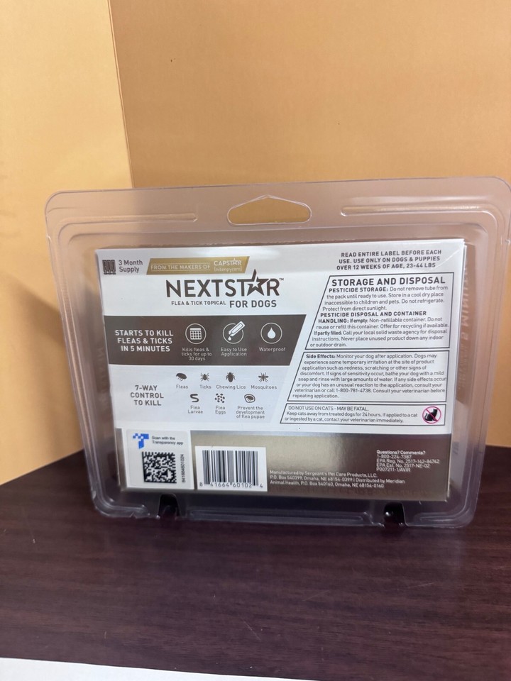 Capstar NEXTSTAR for Medium Dogs 23-44 lbs 3 Doses (C) | eBay