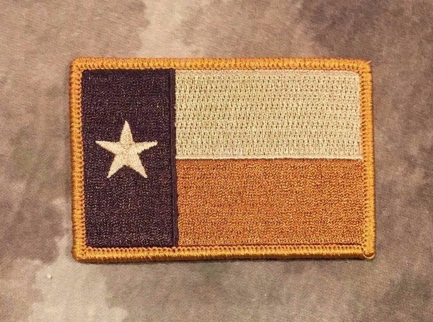 Subdued TEXAS State Flag Tactical Patch | eBay