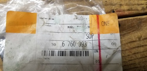 GENUINE BMW Hex Bolt P/N: 33306760393 | eBay