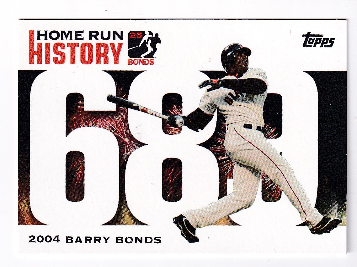 Barry Bonds 2005 Topps Home Run History Card # BB-689 | eBay