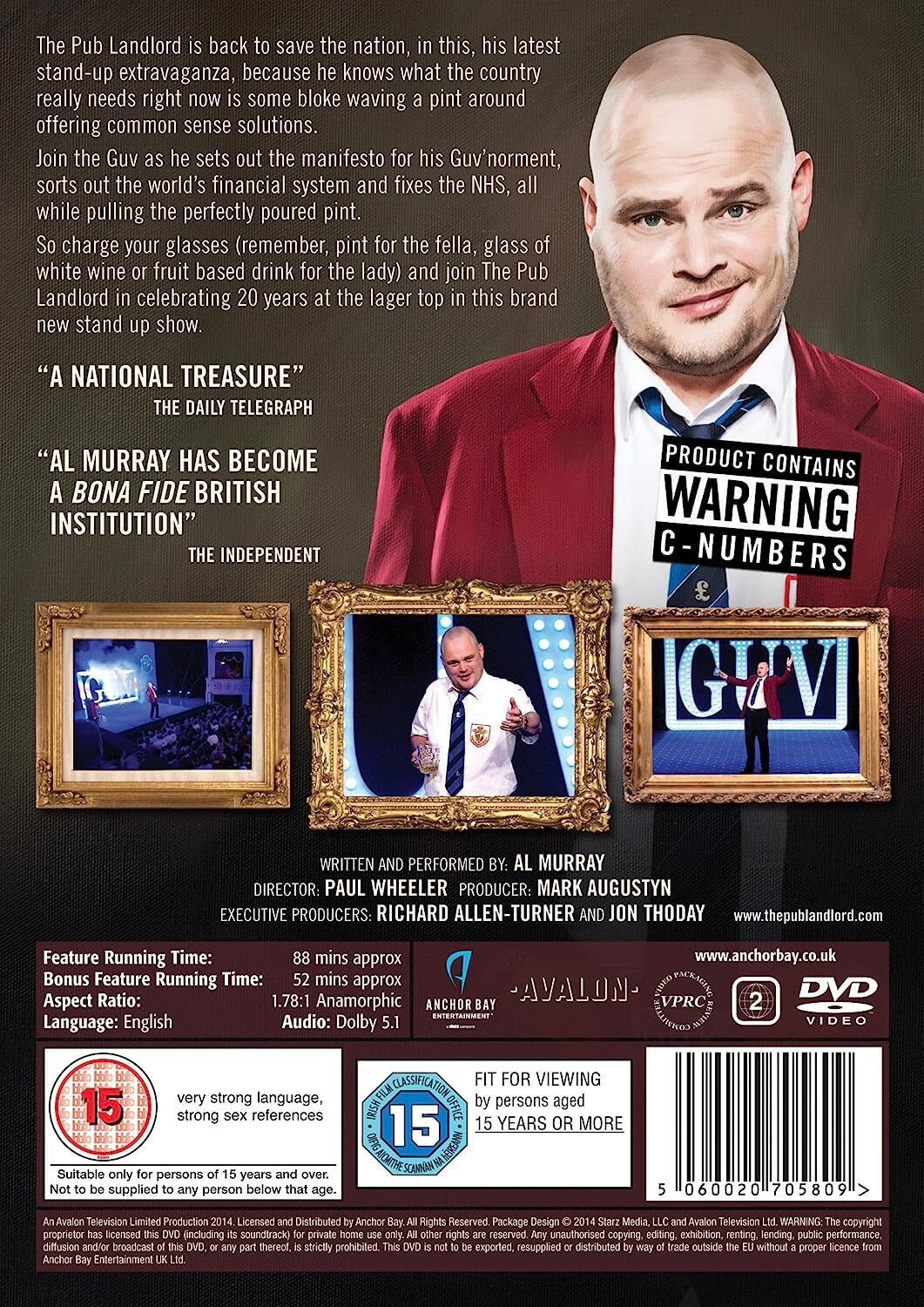 Al Murray: One Man, One Guvnor (DVD) Al Murray (US IMPORT) | eBay