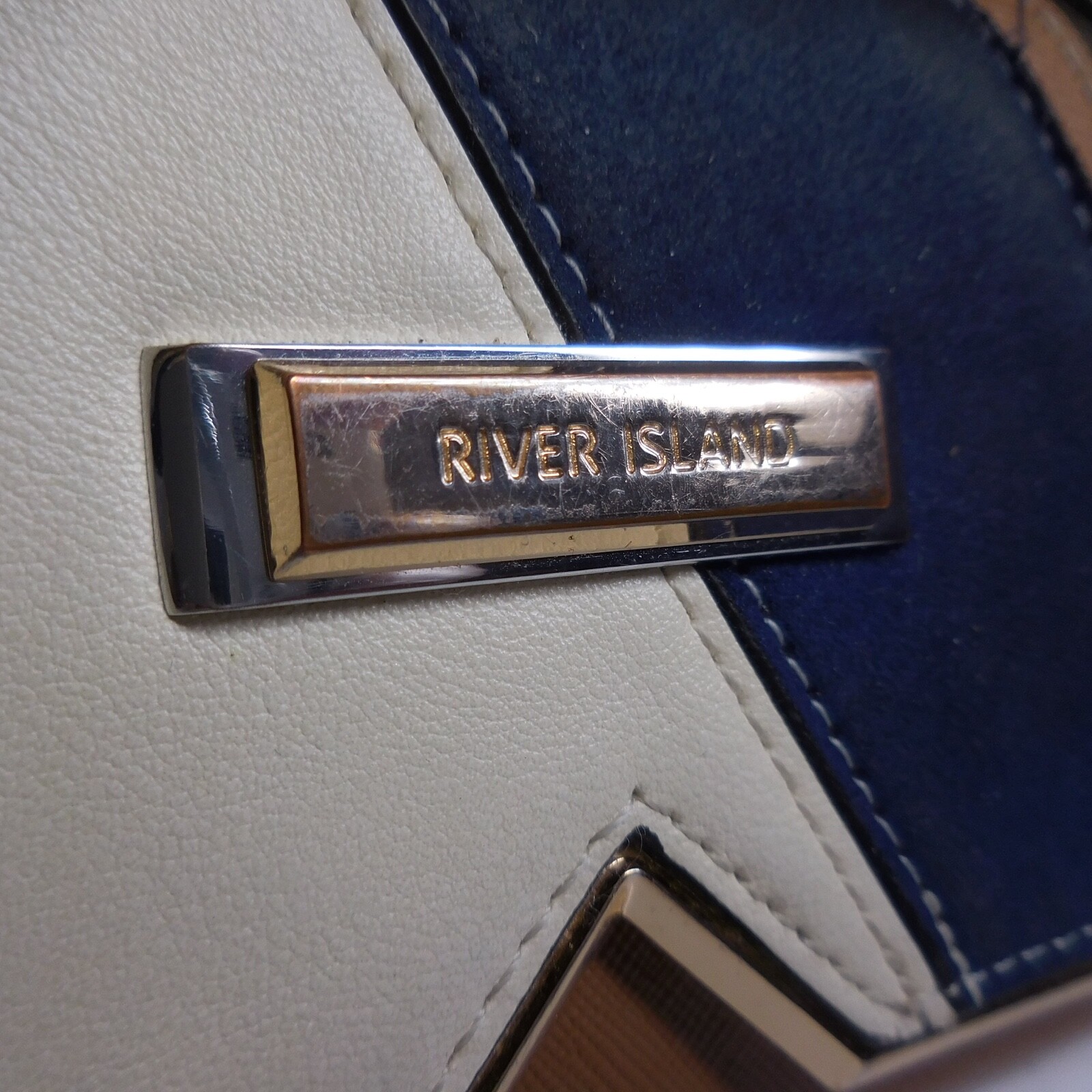 Wallet Currency River Island Metal Golden Leather Goods Vintage Woman ...