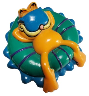 Vintage 1999 Garfield Riding Innertube - Dairy Queen Toy Paws Inc. 3 ...