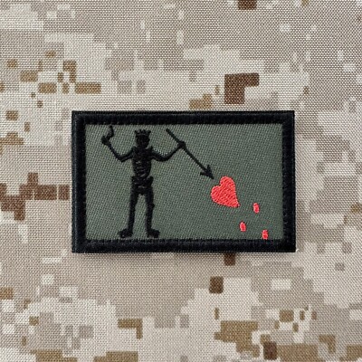 Pirate Queen Anne's Revenge Patch Flag Ranger Green Morale - Hook ...