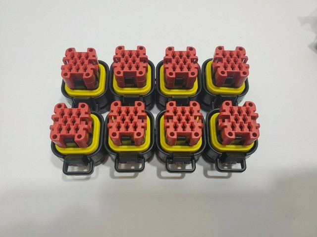 1 AMP Te AMPSEAL 776286-1 Female 8 Pin Automotive Plug Connector ...