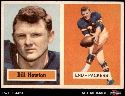 1957 Topps #33 Bill Howton Packers Rice 5.5 - EX+ | eBay