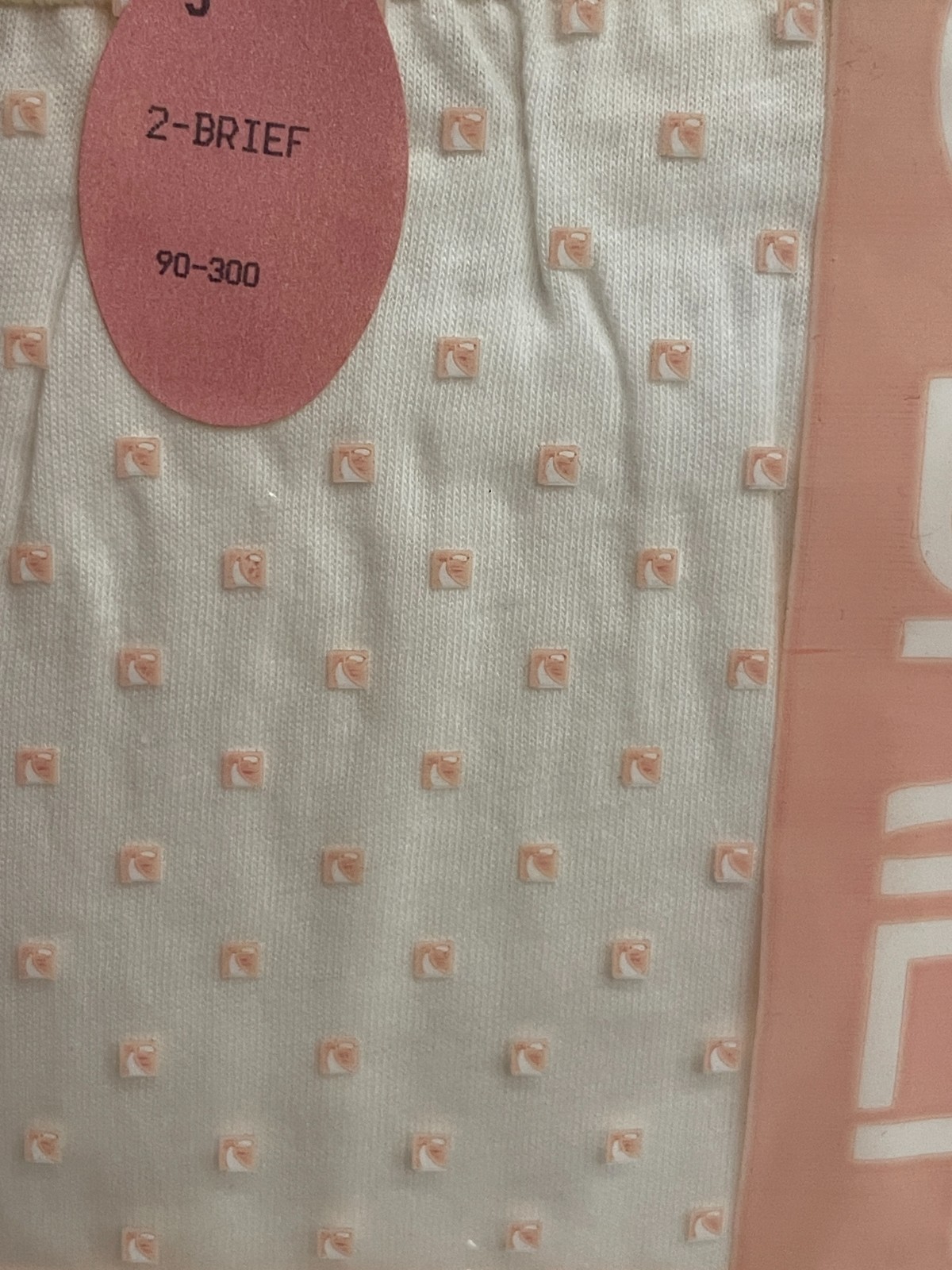 Vintage Carter's Women Briefs Panties Size 9 Pack of 2 White Pink New ...