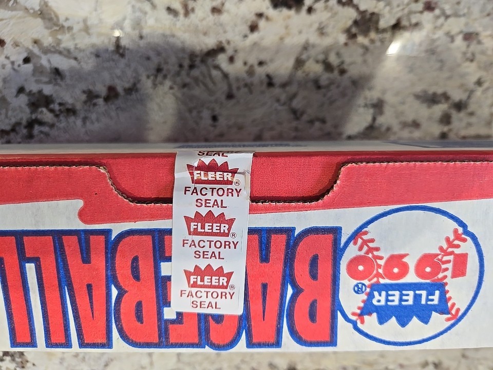 1990 Fleer Baseball Cards Complete Factory Sealed Set 672 Cards + 45 ...