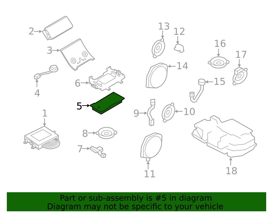 Genuine Land-Rover Amplifier LR157768 | eBay