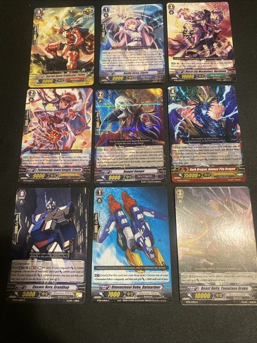Vanguard 9 Card Set Pic Set As Shown | eBay