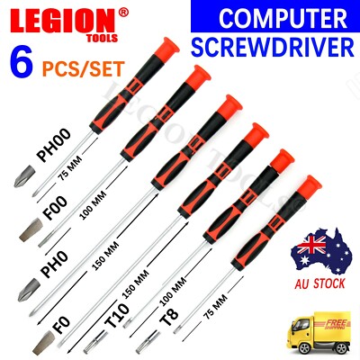 Long Precision Screwdriver Set Repair Computer Laptop Phone Phillips ...