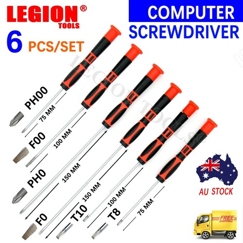Long Precision Screwdriver Set Repair Computer Laptop Phone Phillips ...