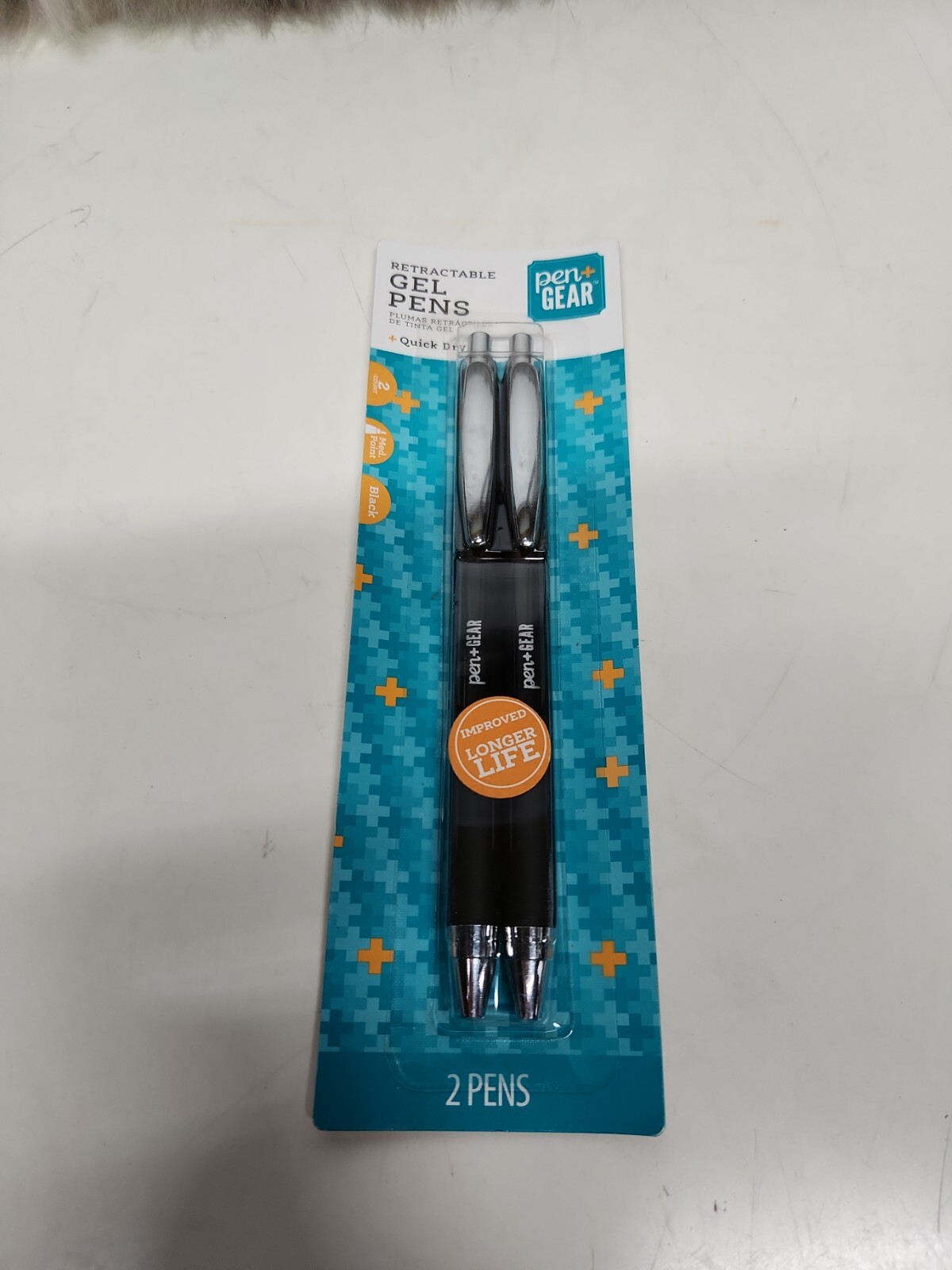 PEN + GEAR Retractable 0.7mm Gel Pens Black Ink Pack of 2- BRAND NEW | eBay