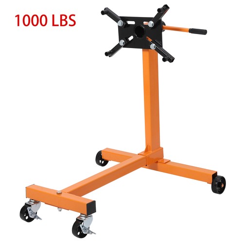 Engine Stand 1000lbs Motor Hoist Dolly with 360° Adjustable Head and 4 ...
