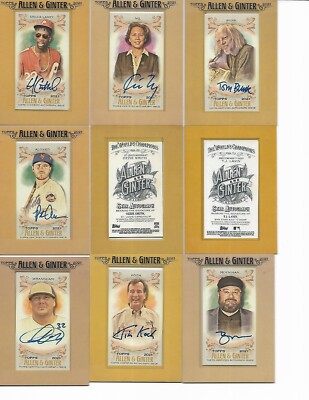 2021 Allen Ginter Auto Kim Ng | eBay