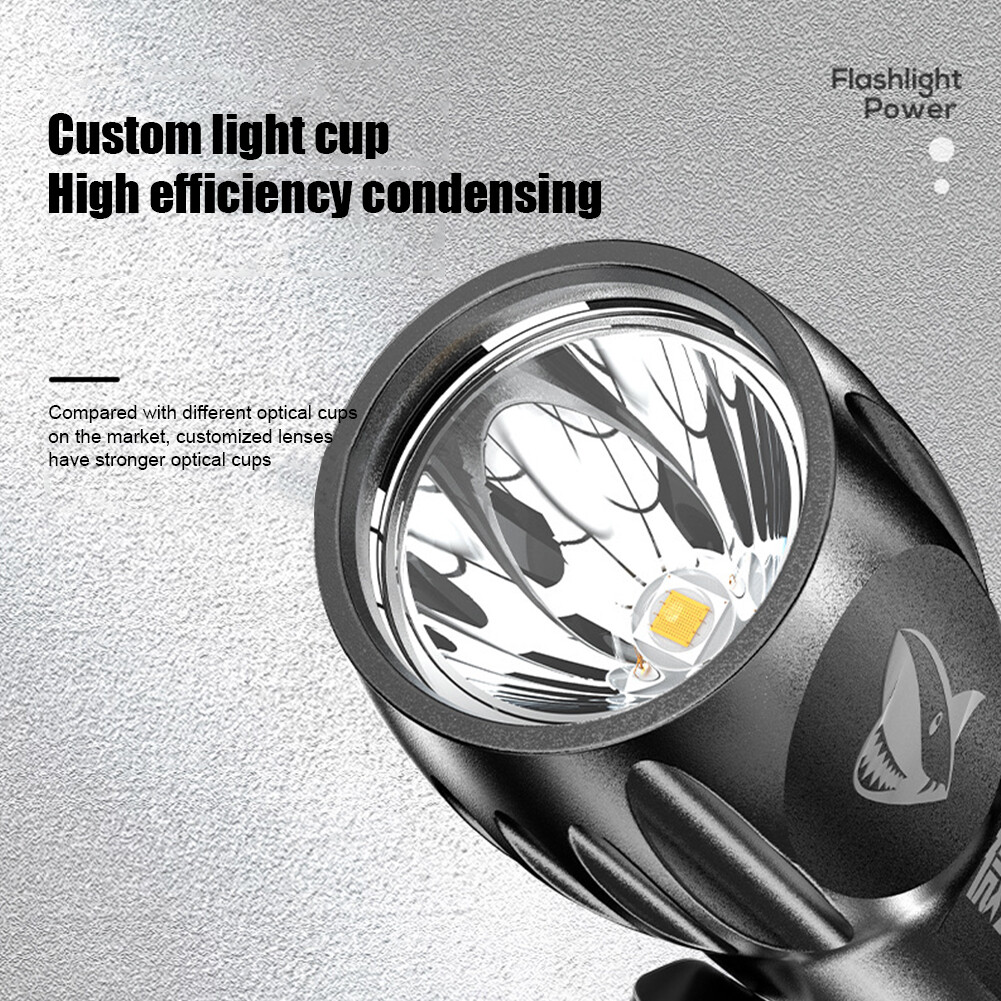 USB Rechargeable Portable Mini LED Flashlight Torch w/ Built-in Lithium ...