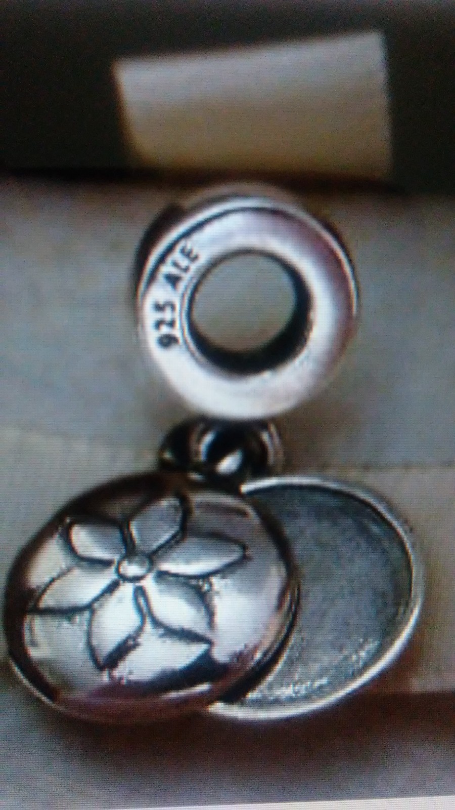 Authentic Pandora Silver Lucerne Amulet Breast Cancer… - Gem