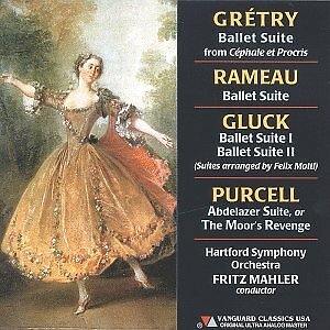 Gretry, Rameau, Gluck, Purcell: Ballet Suites (CD, Vanguard) for sale ...