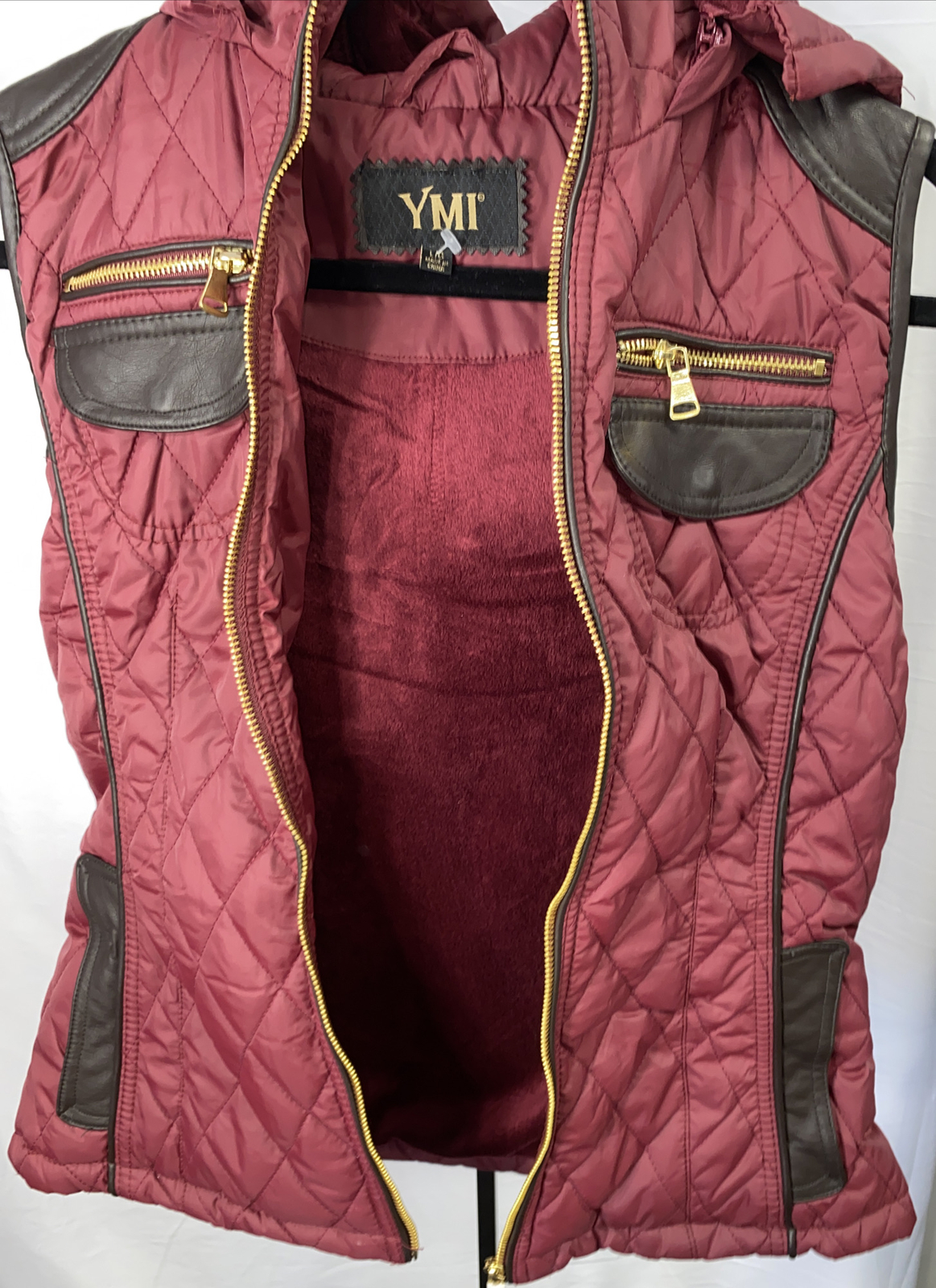 YMI fluffy vest | eBay