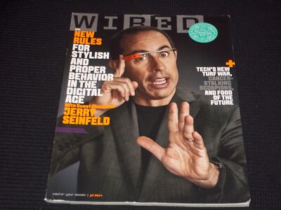 2014 JULY WIRED MAGAZINE - JERRY SEINFELD NICE FRONT COVER - L 18597 | eBay