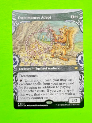 MTG Bloomburrow - Osteomancer Adept - Showcase | eBay