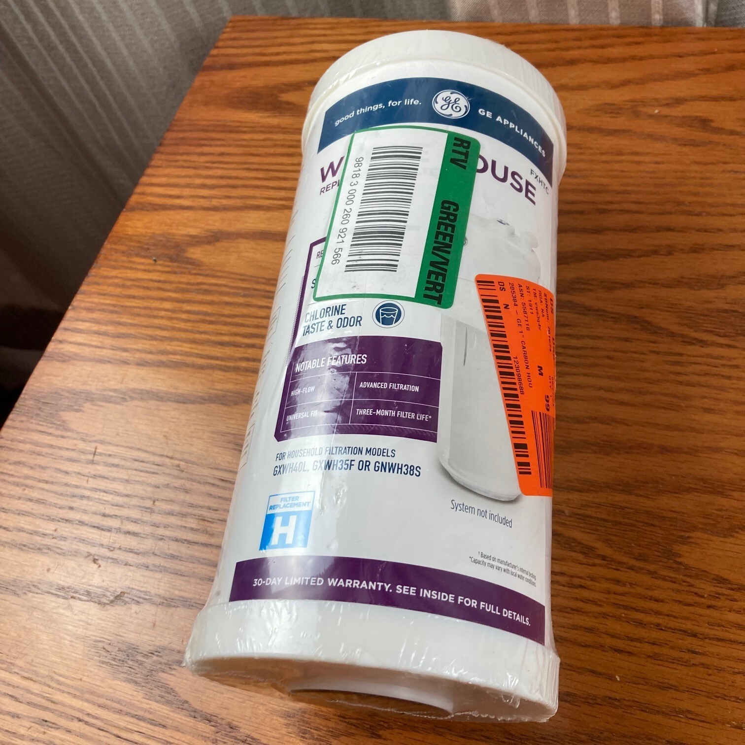 GE Water Filter FXHTC Whole House Replacement Cartridge Sediment ...