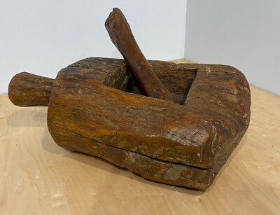 Exquisite Antique / Primitive Mortar and Pestle | eBay