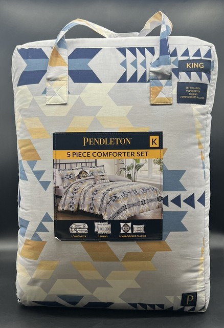 Pendleton 5-piece Comforter Bedding Set 100 Cotton Cover | King Size ...