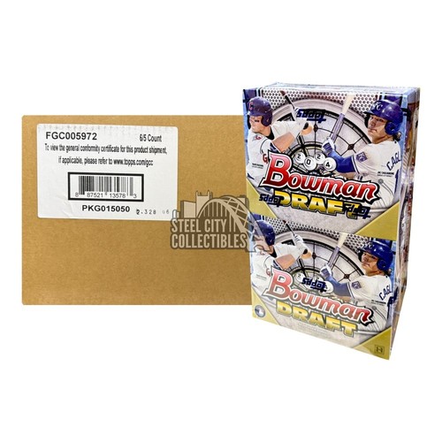 2024 Bowman Draft Baseball Super Jumbo Hobby 6-Box Case 887521135783| eBay