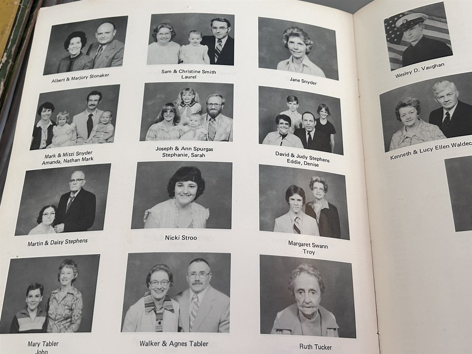 1981 Shepherdstown, WV United Methodist Church Directory, Family ...