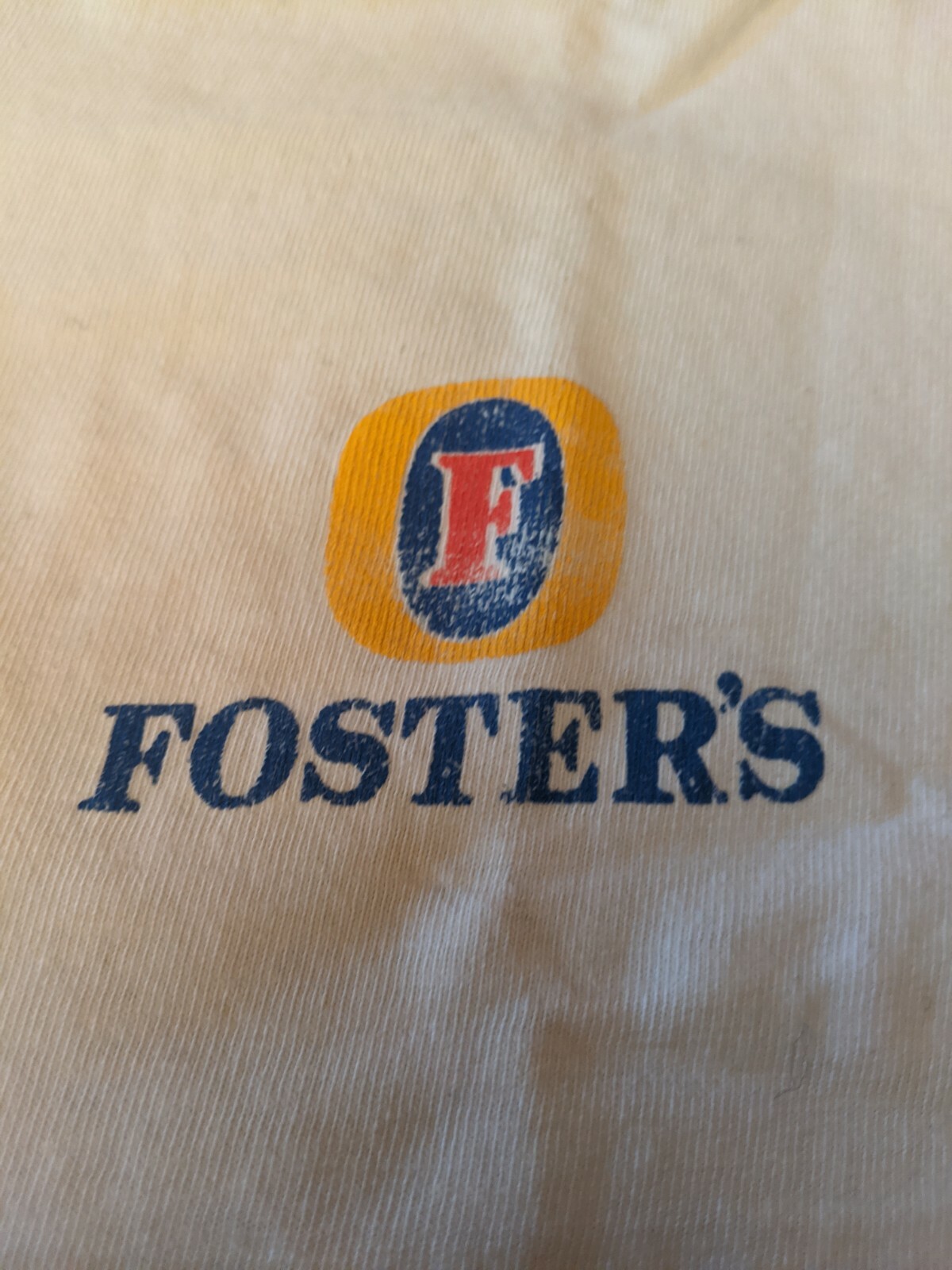 Vintage Foster's Beer White Logo Premium T-Shirt - Gem