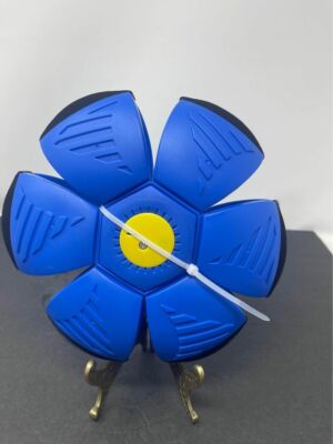 Flying Flat UFO Throw Disc Toy 8” LED Lights Fancy Soft Kids Outdoor ...
