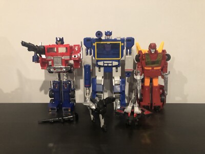 Transformers G1 Reissue Optimus Prime Hot Rod Sound Wave | eBay