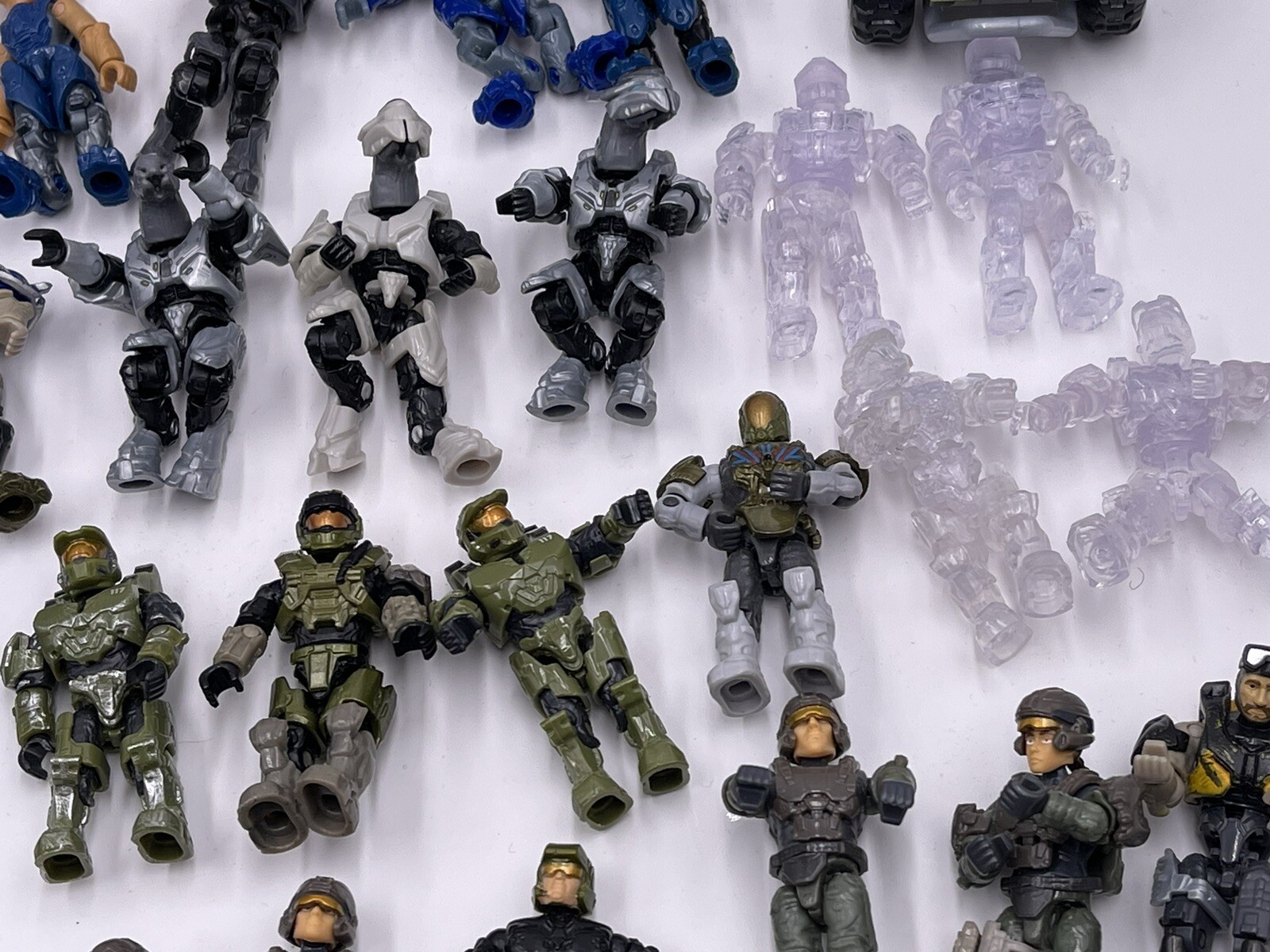 MEGA Bloks Construx Halo COD God Of War Predator 75+ Mini Figures & 90 ...