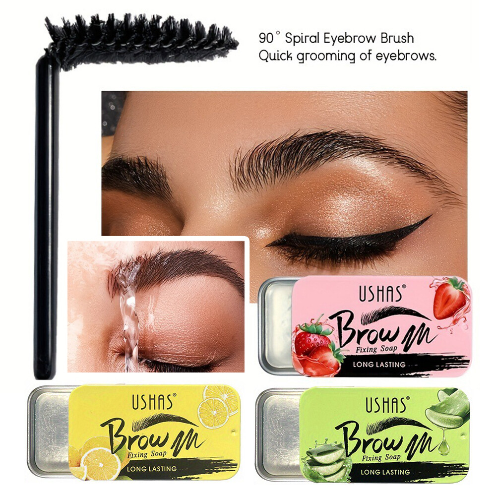Eyebrow Shaping Styling Soap Long Lasting Eye Brow Makeup Gel Wax with ...