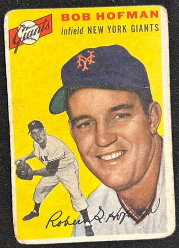 1954 Topps Baseball Card Bob Hoffman #99 BV $20 SL | eBay