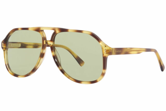Gucci GG1042S 1042S 60 004 Havana Sunglasses - Green for sale online | eBay