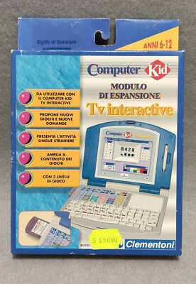 COMPUTER KID MODULO ESPANSIONE ANNI 6-12 TV INTERACTIVE CLEMENTONI NEW ...