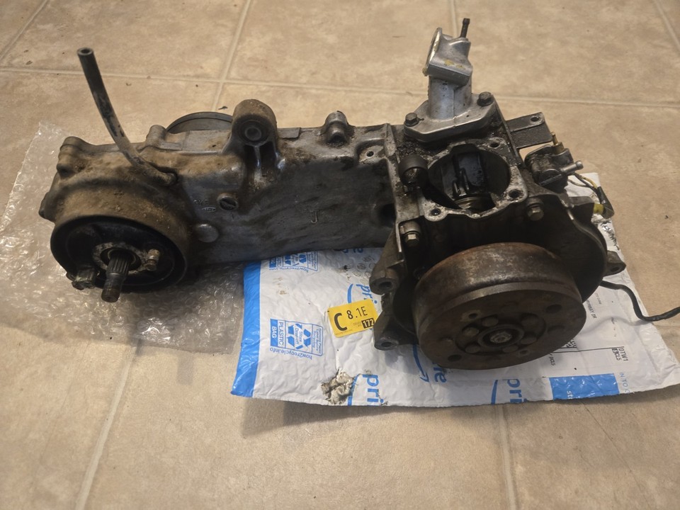 Honda Elite SB50 Engine For Rebuild Crankcase Motor CVT 50cc Moped OEM ...