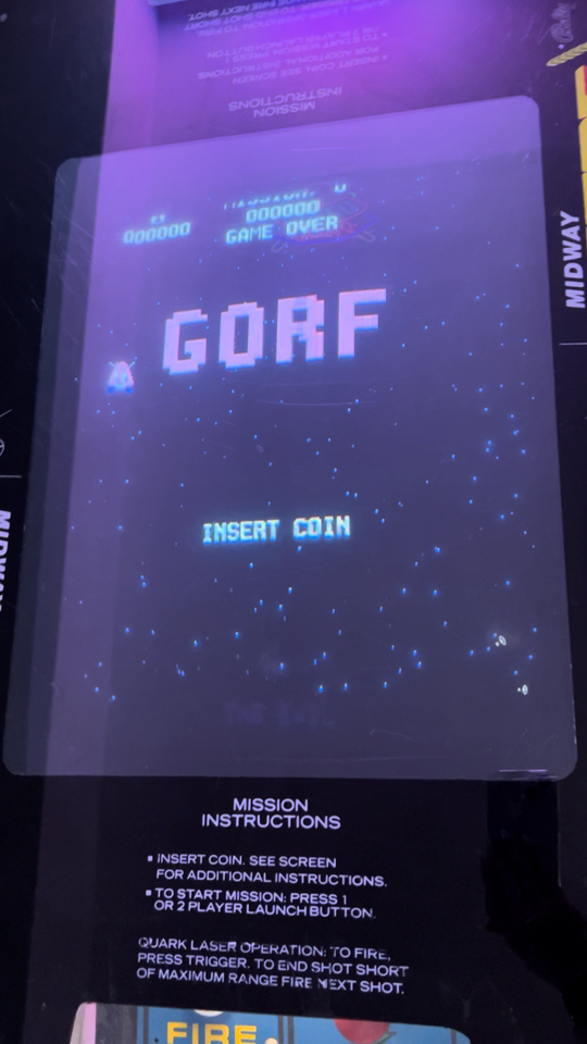 Gorf - Original Midway cocktail table video game. Rare. Plays great! | eBay