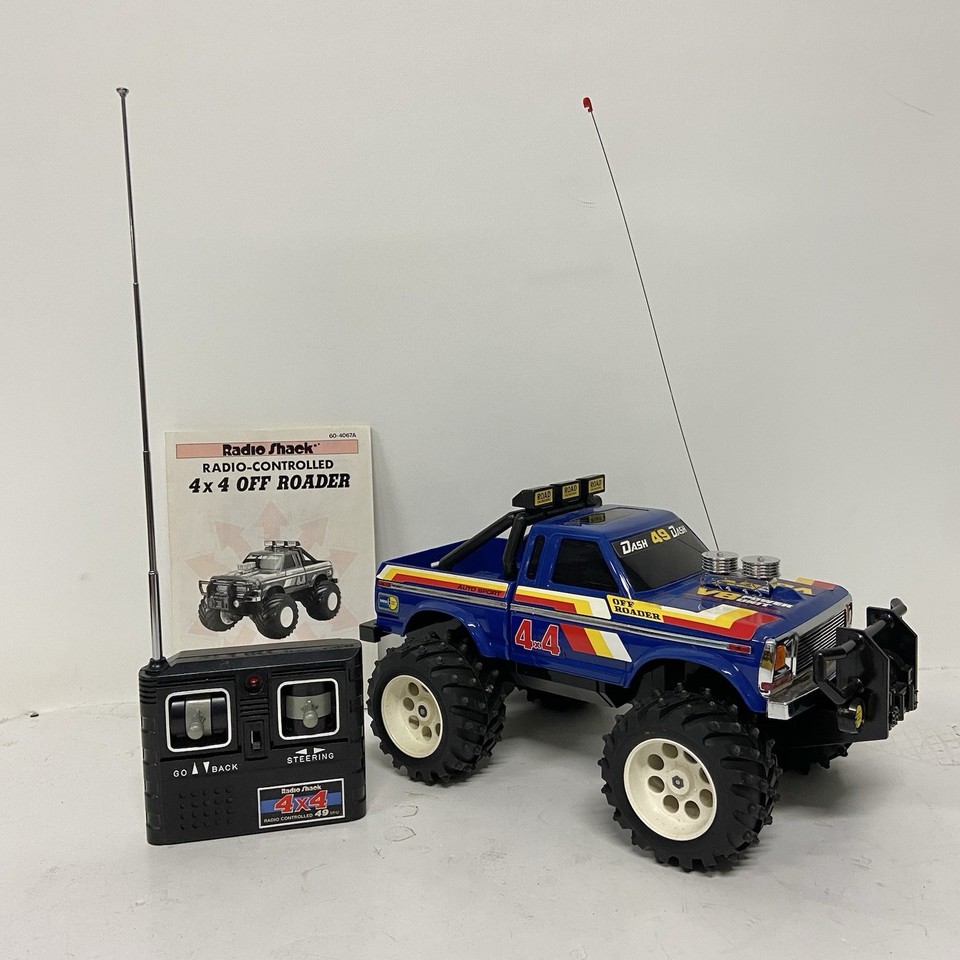 NEW OLD STOCK VINTAGE 1980S TANDY RADIO SHACK OFF ROADER 4x4 R/C FORD ...