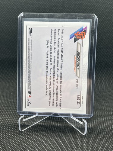 2021 Topps Update Series - 2021 MLB All-Stars #ASG-33 Buster Posey for ...